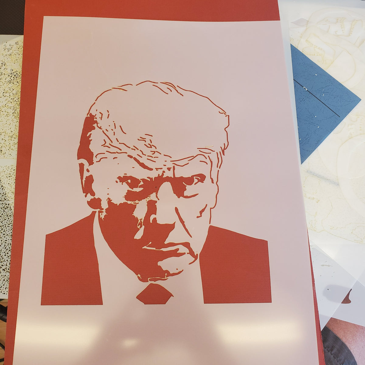 Trump Mugshot – HammAirArt and Stencils