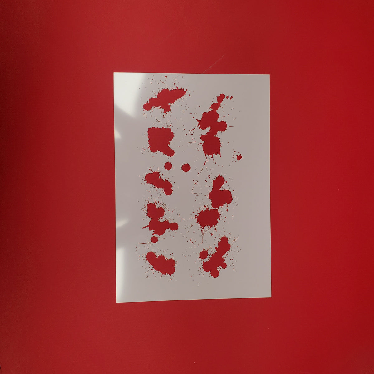 Blood splatter Drops – HammAirArt and Stencils