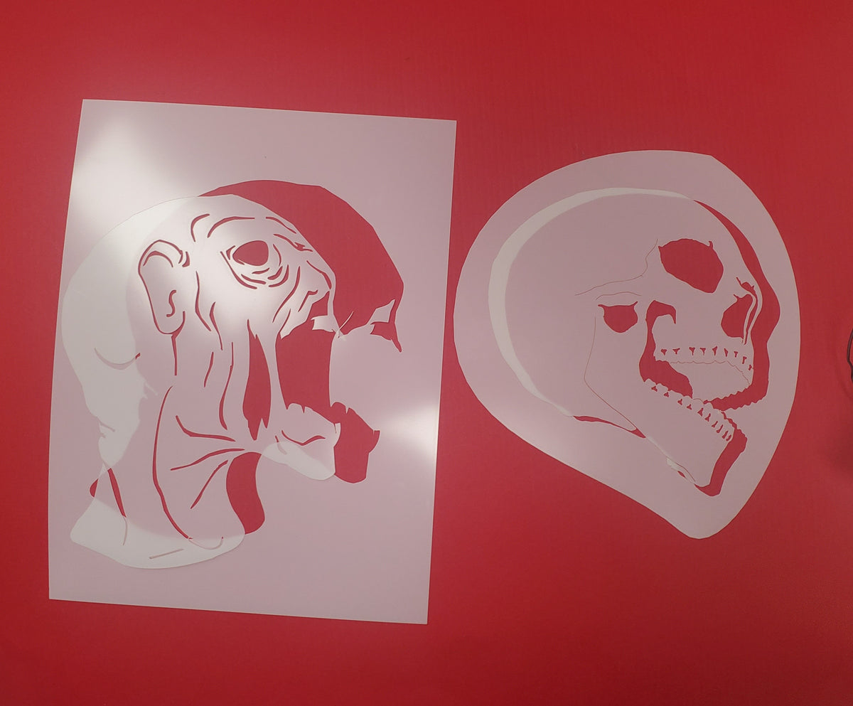 Zombie screamer Set – HammAirArt and Stencils